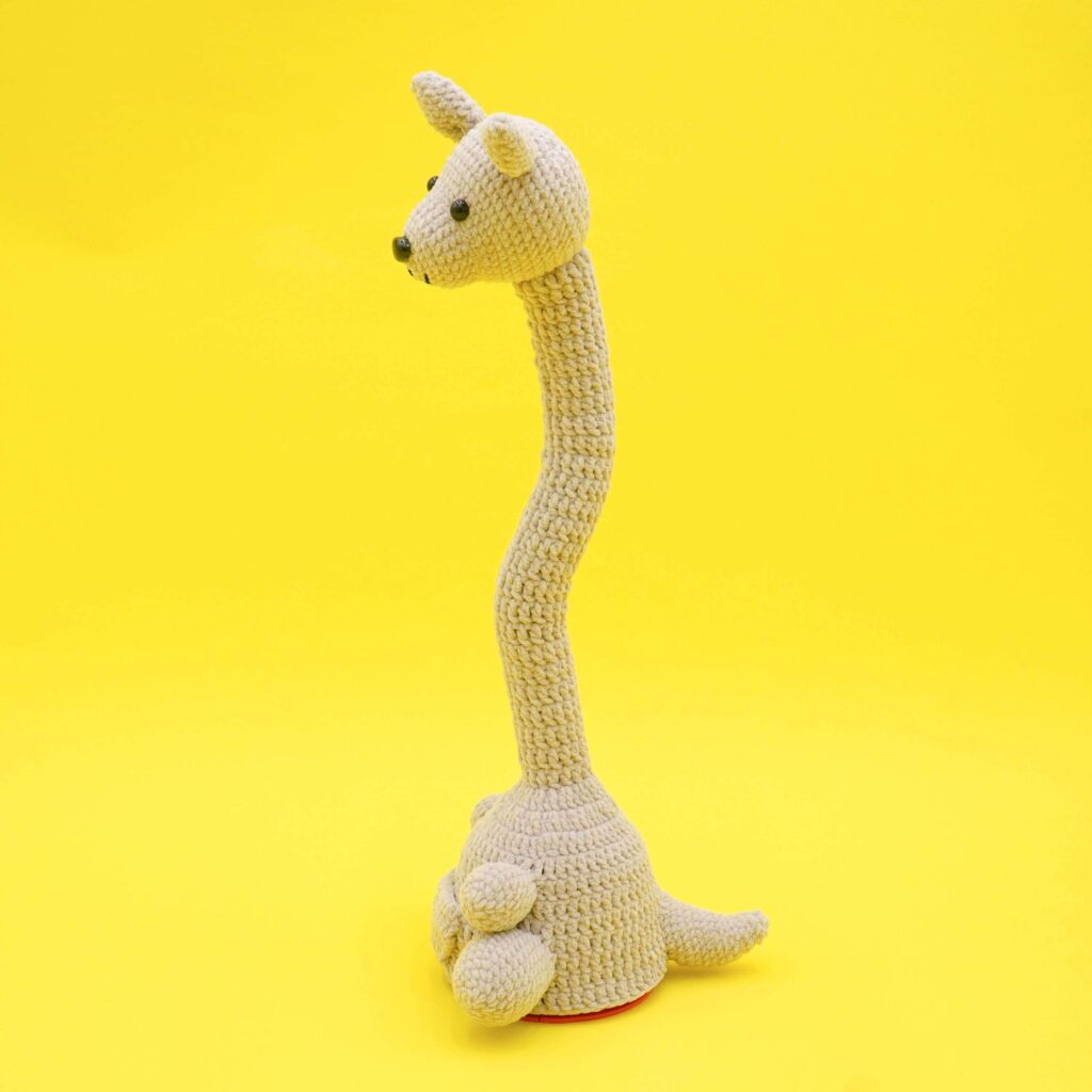 Smart kangaroo Animal Can Sing and Dance Cute Crochet Kit – NaPeza